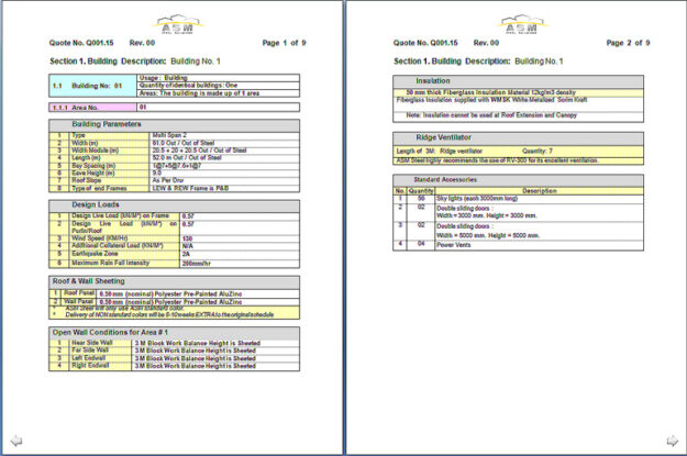 Estimation & Quotation – ASM Steel Buildings